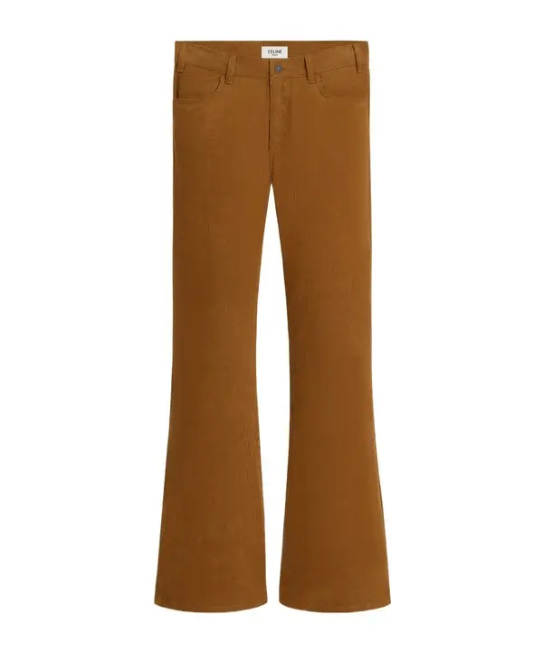 Celine Marco Corduroy Flared Trousers