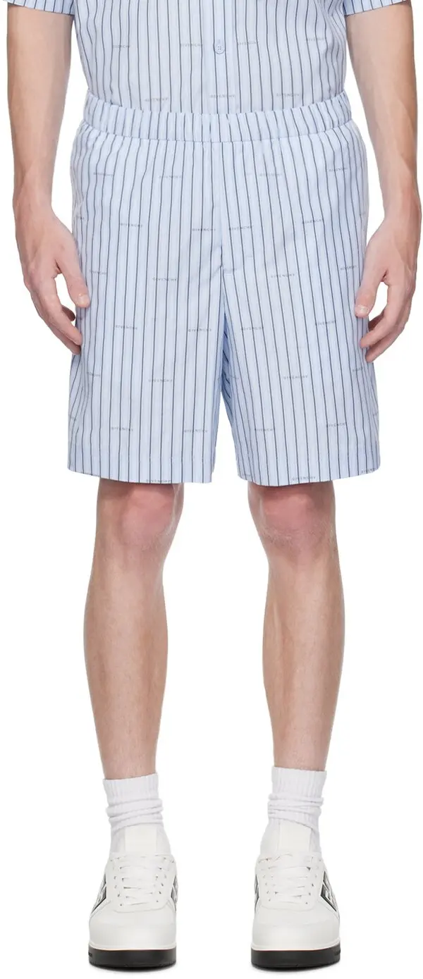 Givenchy Striped Logo Bermuda Shorts