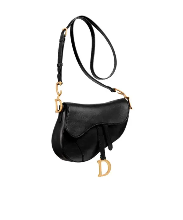 Dior Medium Soft Saddle Bag With Strap