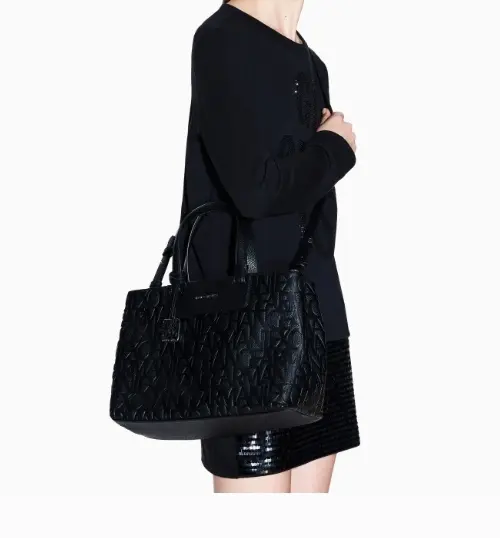 Armani Exchange Logo Allover Handbag