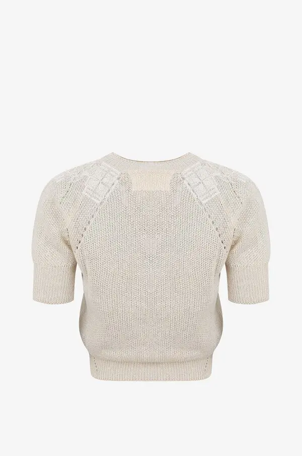Ermanno Scervino Short-sleeved Knit Top