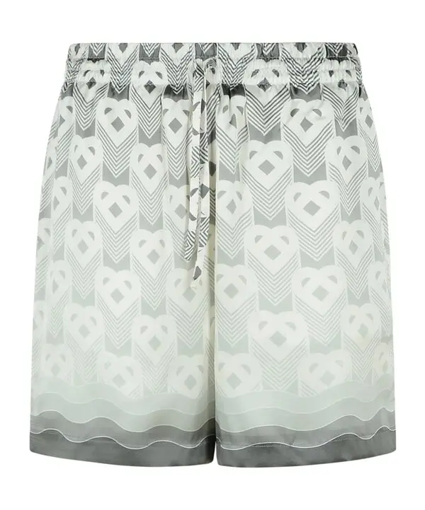 Casablanca Gradient Heart Monogram Shorts