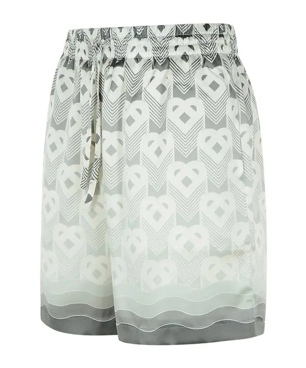 Casablanca Gradient Heart Monogram Shorts