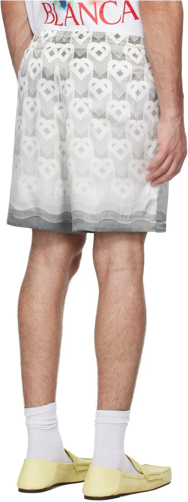 Casablanca Gradient Heart Monogram Shorts