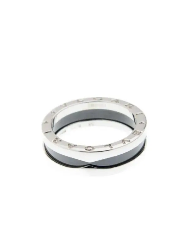 BVLGARI Logo Ring - White