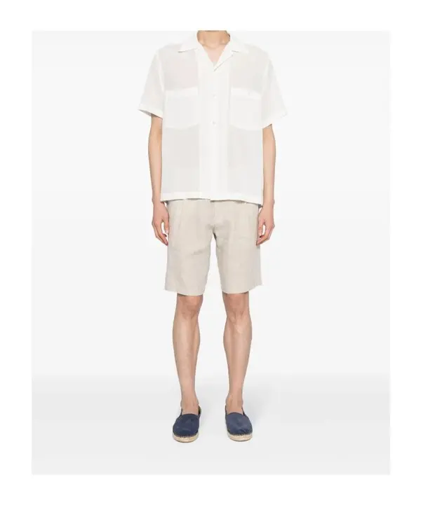 Eleventy Linen Bermuda Shorts