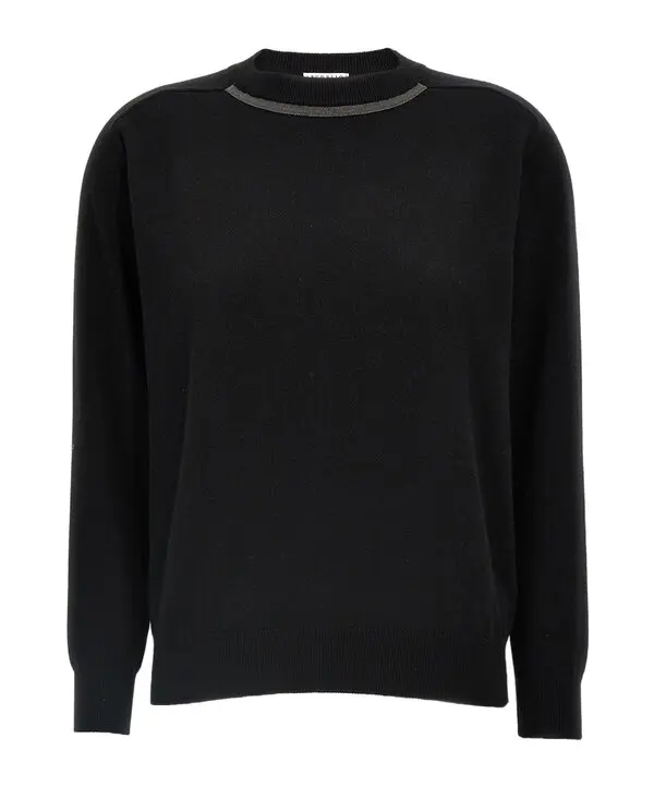 Brunello Cucinelli Crew Neck Long-sleeved Knitwear