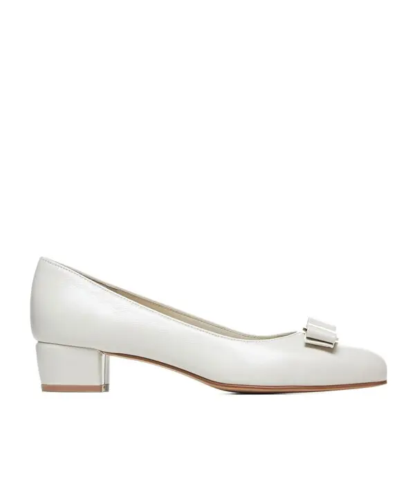 FERRAGAMO Vara Bow Low-heeled Pumps