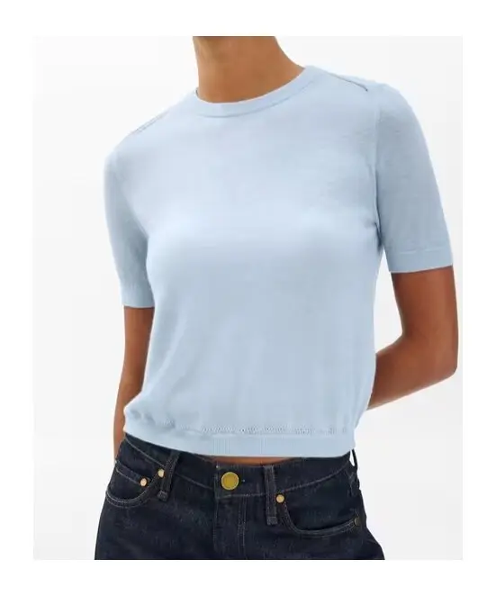 Rag & Bone Short Sleeve Knitted T-shirt
