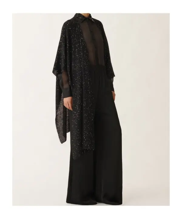 Fabiana Filippi Sequin Open Cape