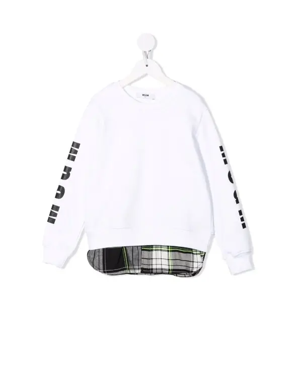 MSGM Logo-print Crew Neck Sweatshirt