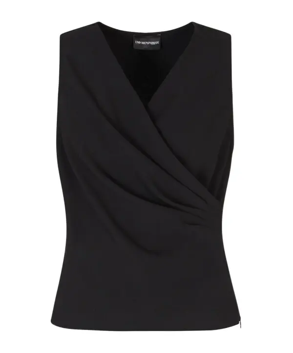 Emporio Armani Sleeveless Top - Black