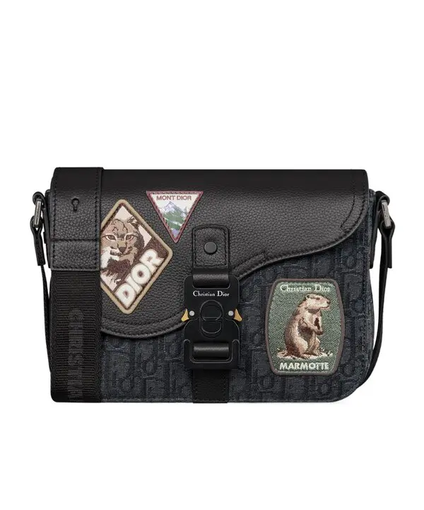 Dior Small Saddle Messenger Bag With Flap