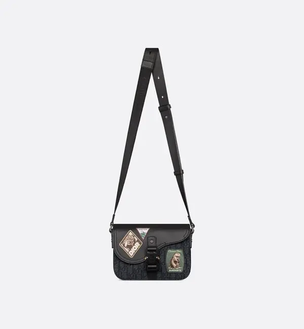 Dior Small Saddle Messenger Bag With Flap