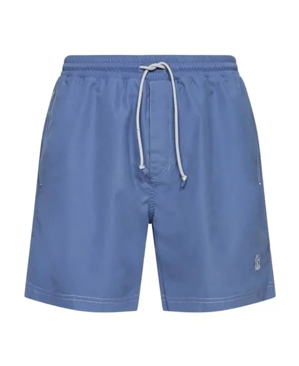 Brunello Cucinelli Logo-embroidered Swimming Shorts