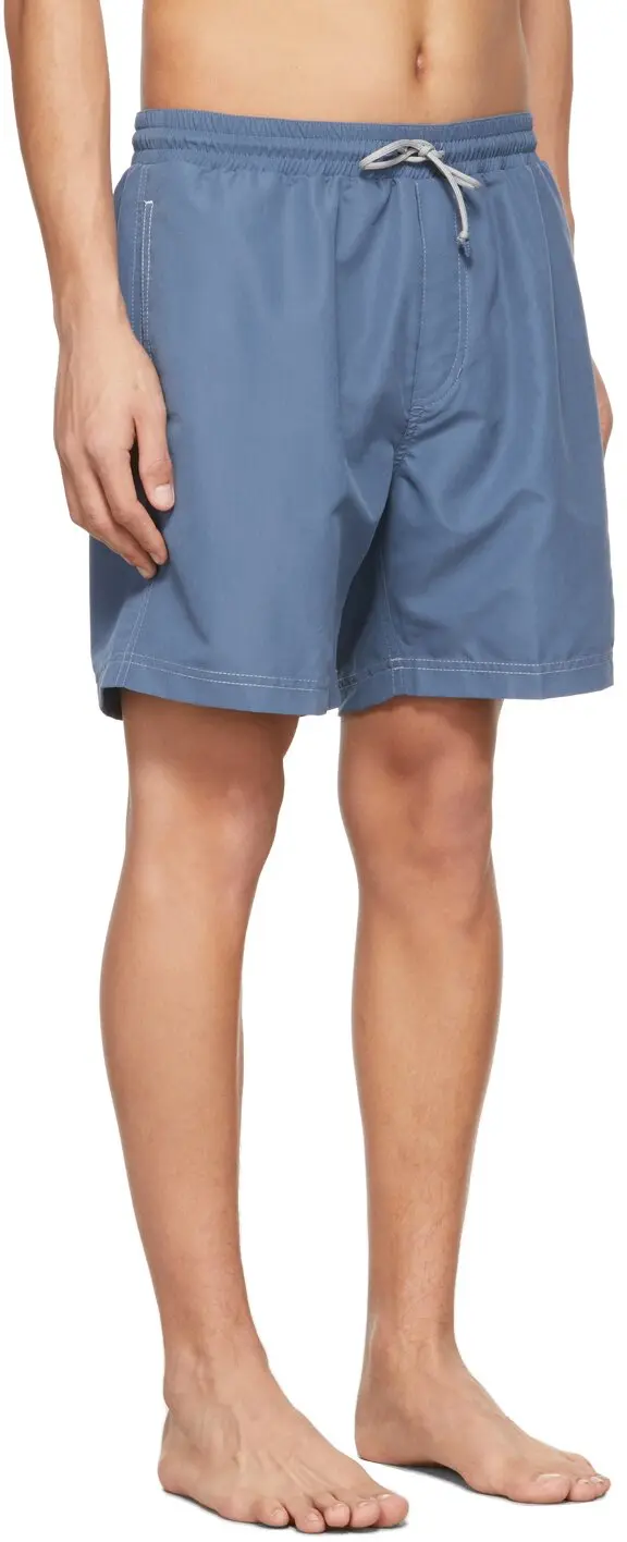 Brunello Cucinelli Logo-embroidered Swimming Shorts