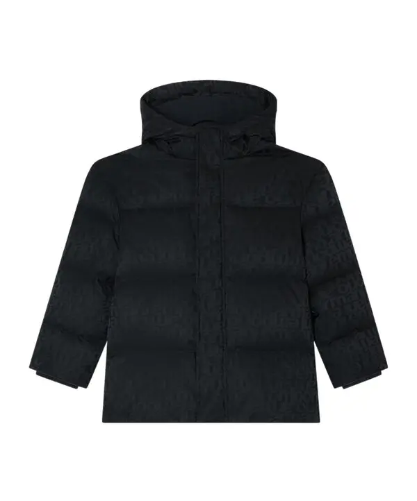 Emporio Armani All-over Logo Asv Jacket - Navy Blue