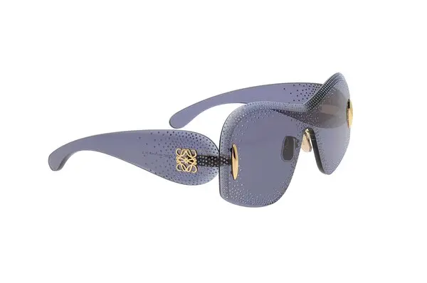 Loewe Embellished Shield Frame Sunglasses