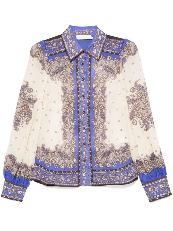 Zimmermann Maxine Printed Shirt