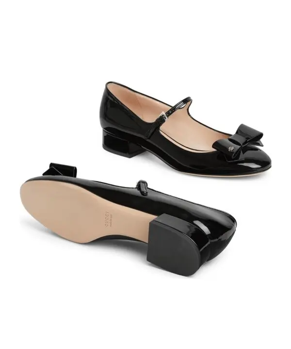 Gucci Ballet Flats With Bow Detail