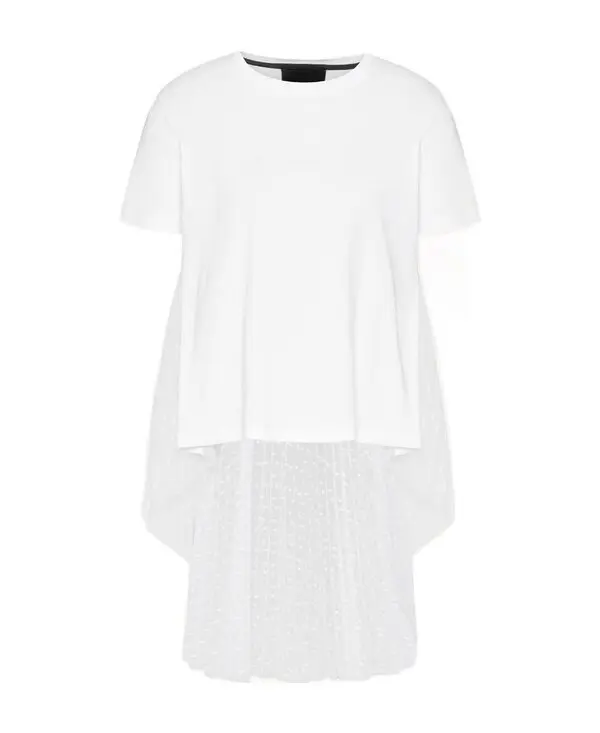 Red Valentino Tulle Logo T-shirt