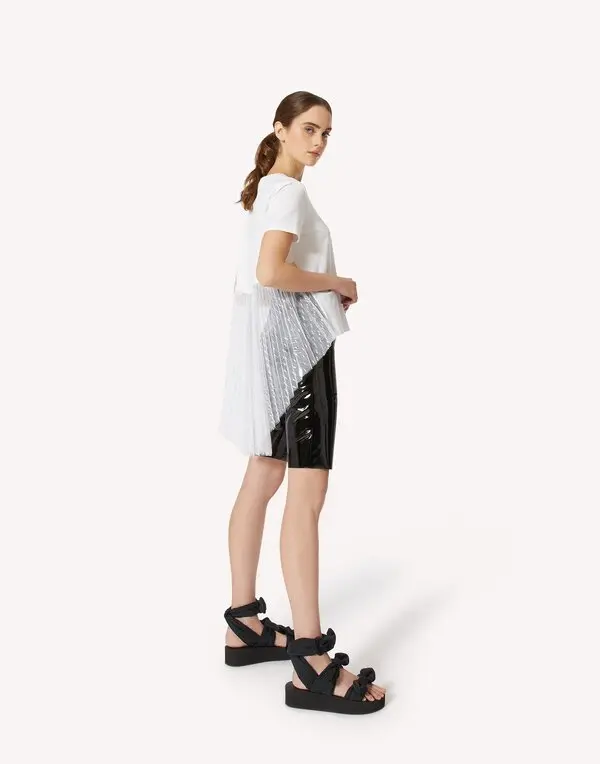 Red Valentino Tulle Logo T-shirt