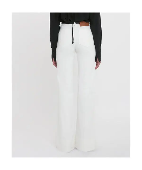 Victoria Beckham Alina High Waisted Trumpet Jeans