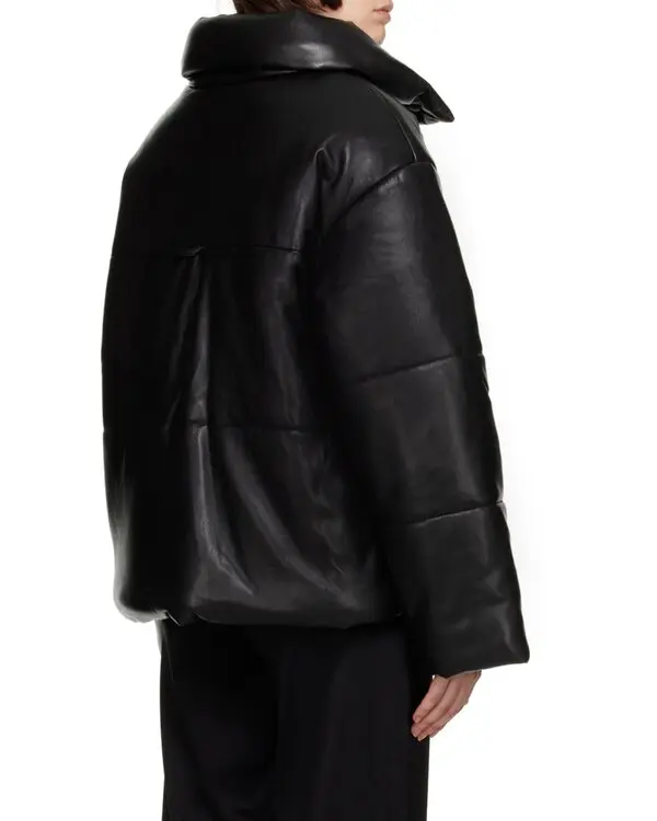 Nanushka Hide High-neck Puffer Jacket