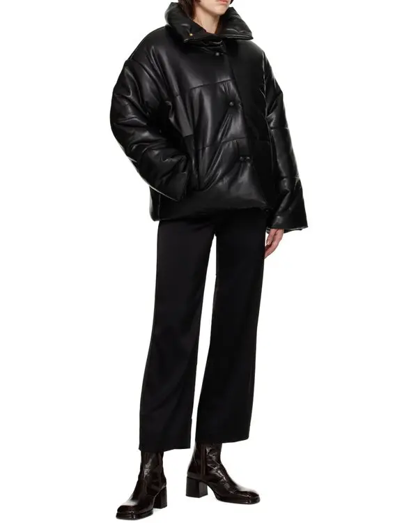 Nanushka Hide High-neck Puffer Jacket