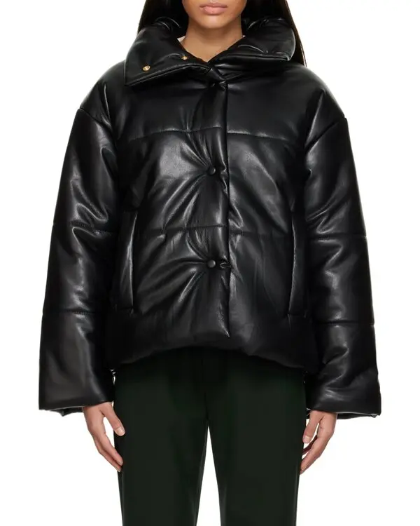 Nanushka Hide High-neck Puffer Jacket
