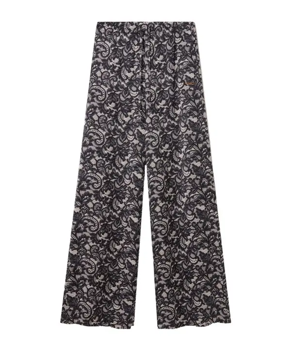 Stella McCartney Lace Elasticated Waistband Trousers - Black