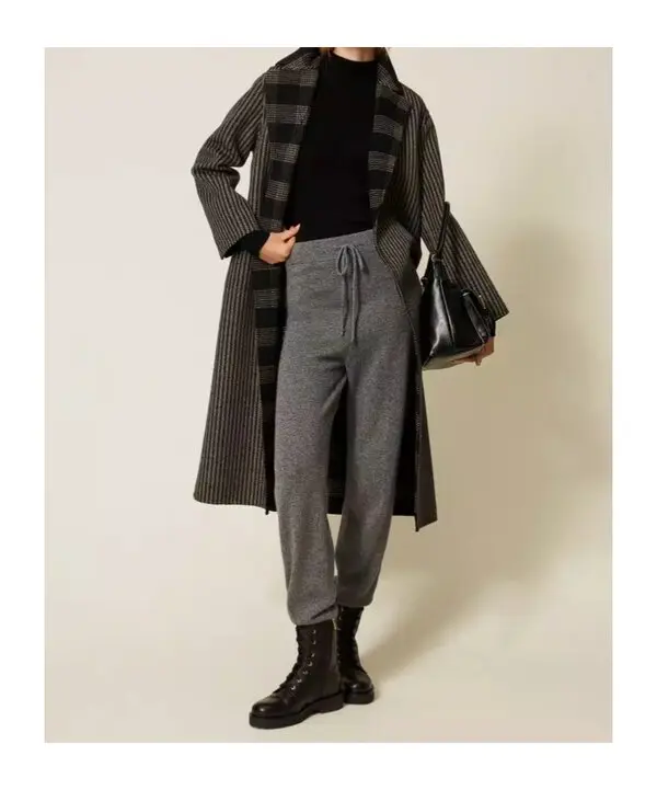 TWINSET Knitted Drawstring-waist Pants