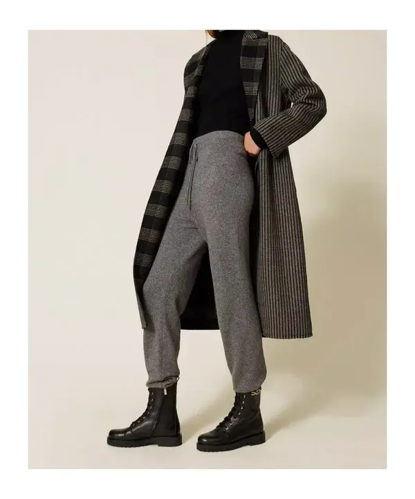 TWINSET Knitted Drawstring-waist Pants