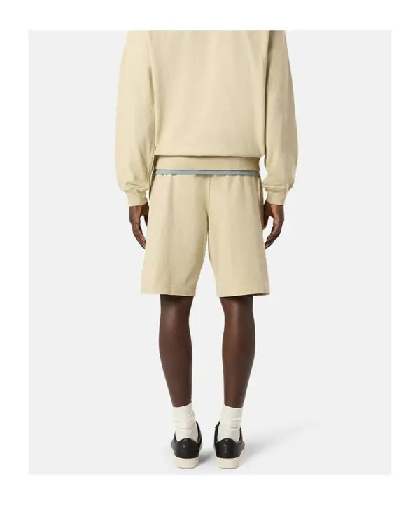 Stone Island Fleece Shorts With Logo Decal