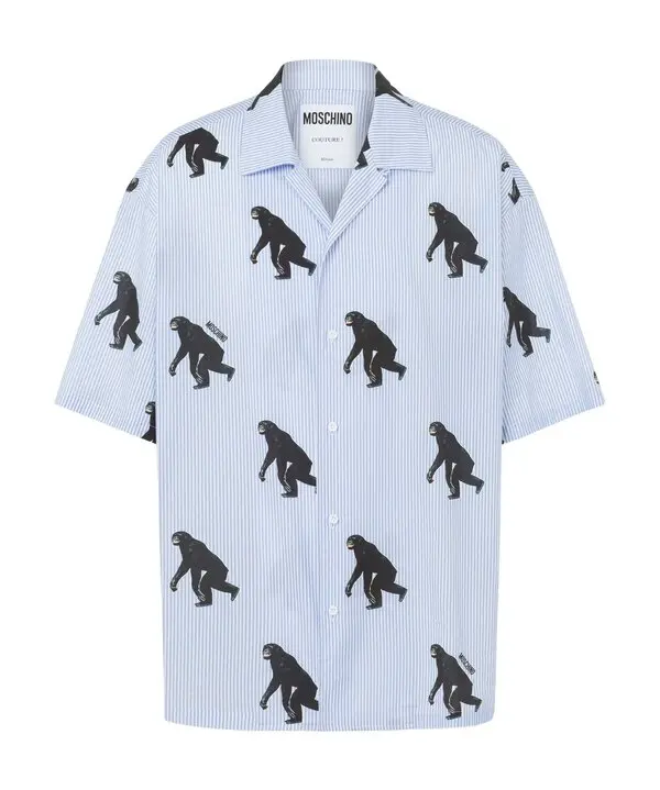 Moschino Graphic Printed Short-sleeved Shirt
