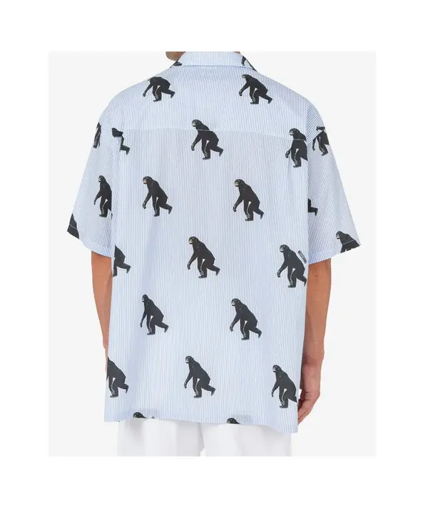 Moschino Graphic Printed Short-sleeved Shirt