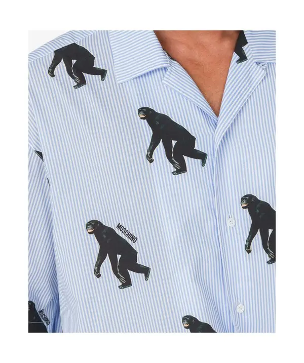 Moschino Graphic Printed Short-sleeved Shirt