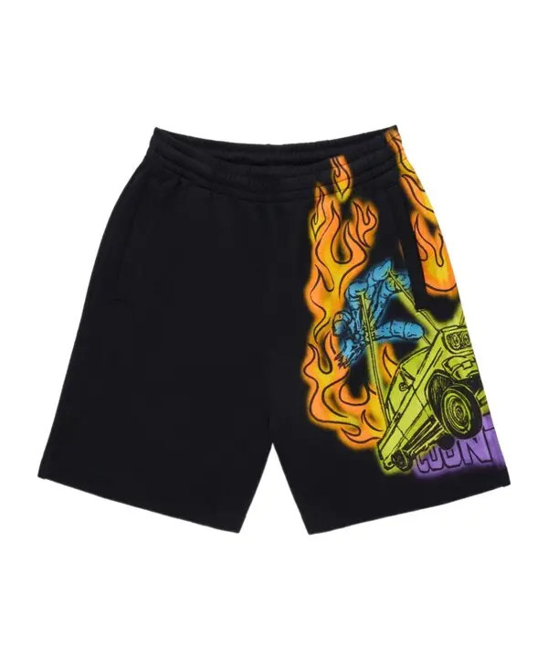 MARCELO BURLON COUNTY OF MILAN County Flame Shorts