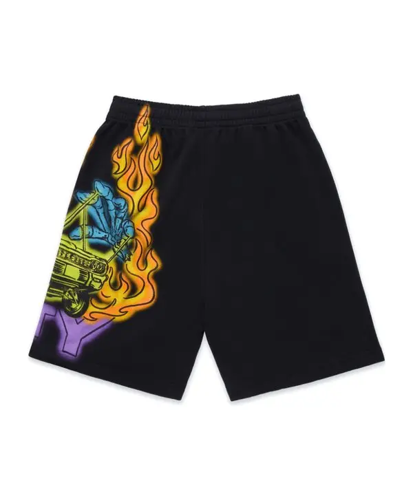 MARCELO BURLON COUNTY OF MILAN County Flame Shorts