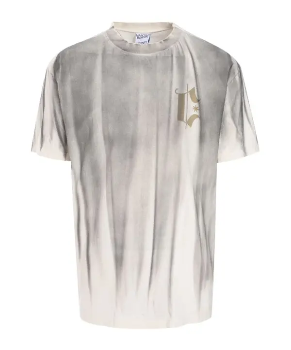 MARCELO BURLON COUNTY OF MILAN Item O-neck Short-sleeved T-shirt - Gray