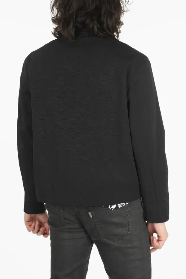 Off-White Zip-up Long-sleeve Jacket With Logo Detail