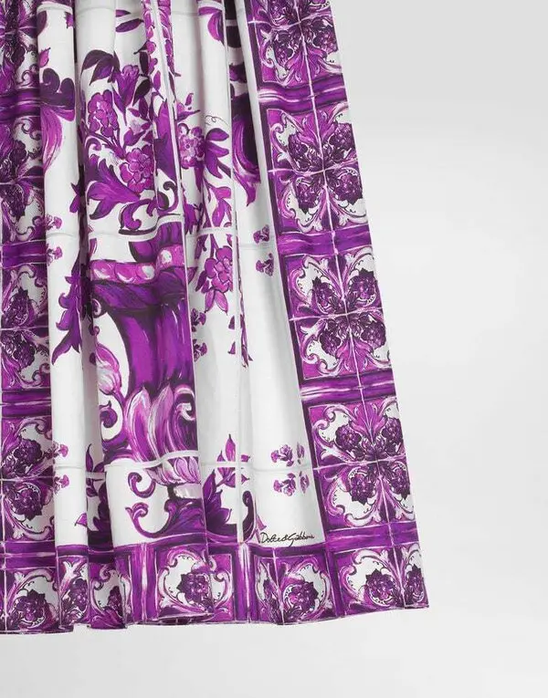 Dolce & Gabbana Graphic-print Cotton Dress