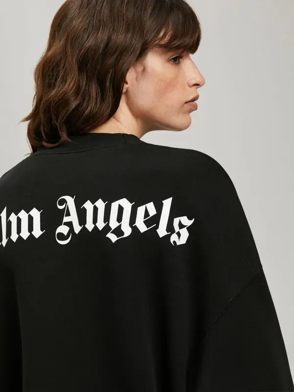 Palm Angels Logo Printed Crewneck Sweatshirt