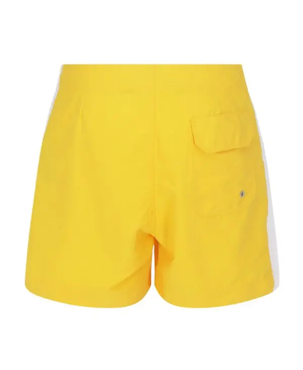 Palm Angels Striped Trim Swimming Shorts