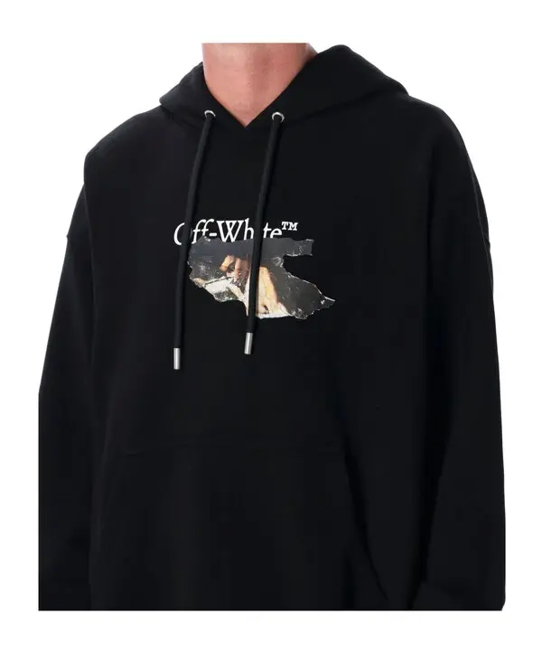 Off-White Paint Arrow Skate Drawstring Hoodie