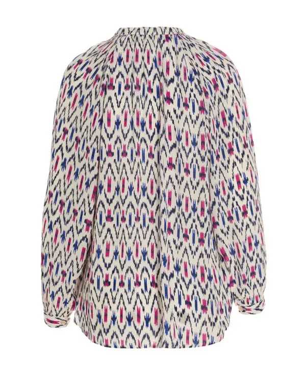 Isabel Marant Étoile Geometric Long-sleeve Blouse