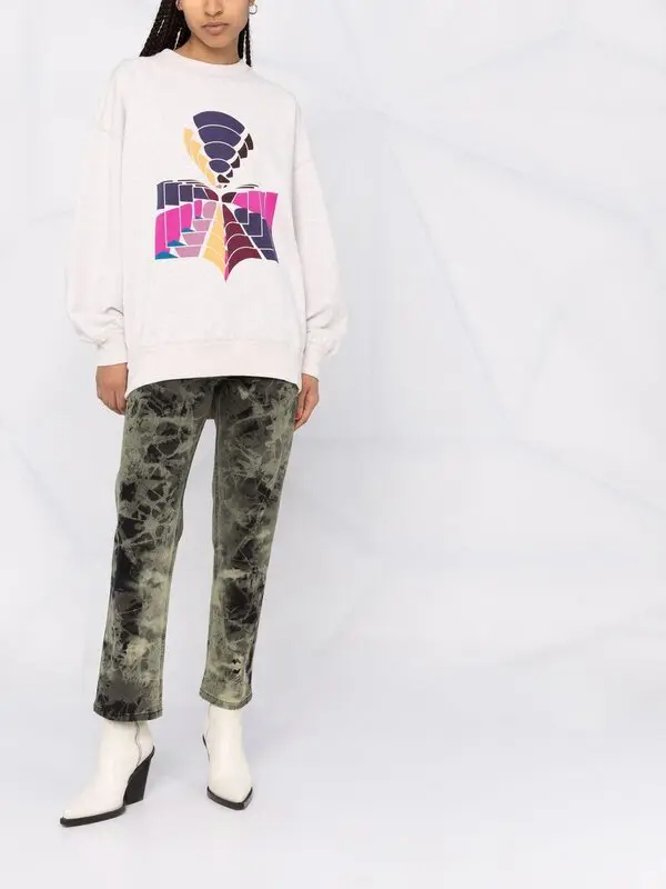 Isabel Marant Étoile Mindy" Printed Sweatshirt - No