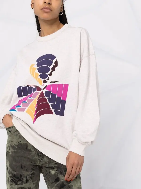 Isabel Marant Étoile Mindy" Printed Sweatshirt - No