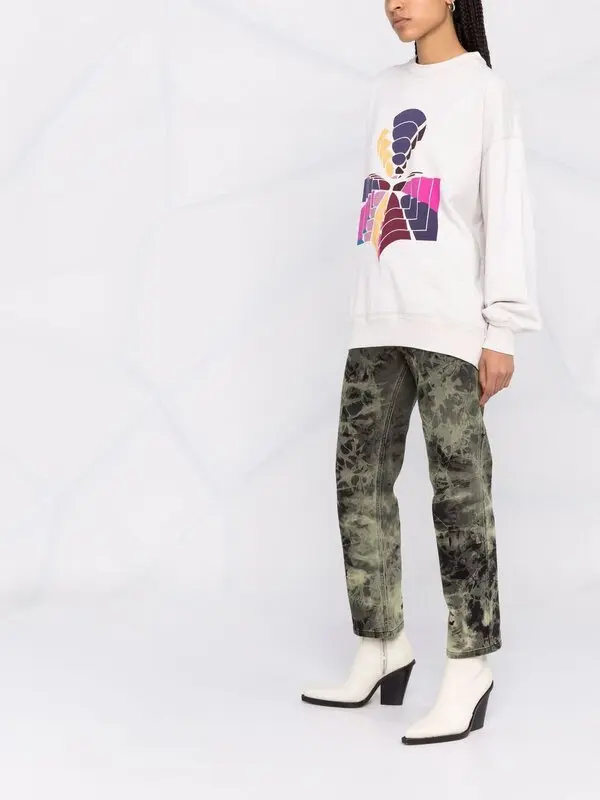 Isabel Marant Étoile Mindy" Printed Sweatshirt - No