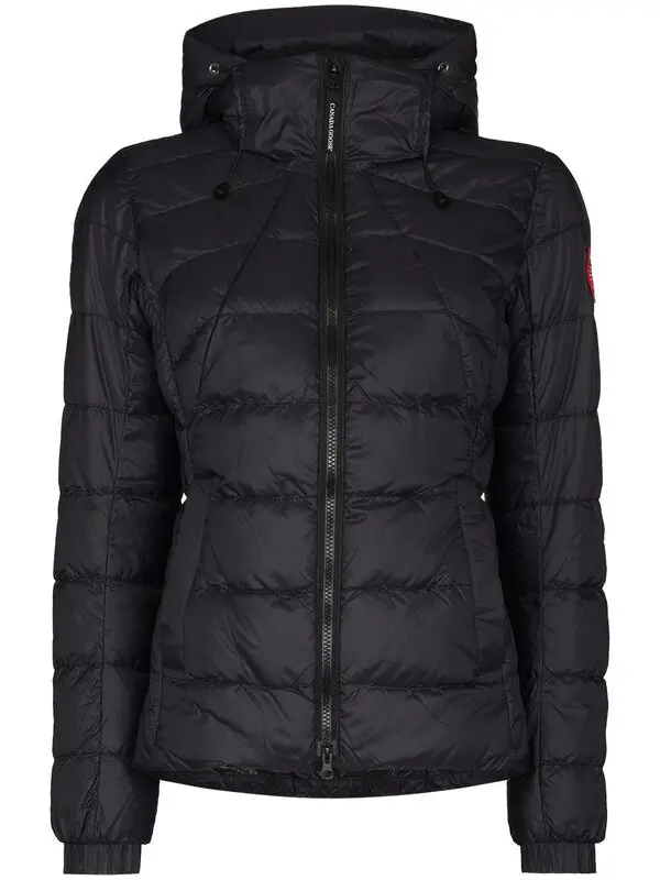Canada Goose Hooded Down Jacket With Two-way Zipper